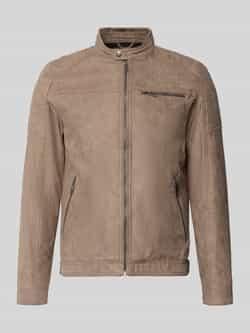 Jack & Jones Jacke in Leder-Optik Modell JEROCKY