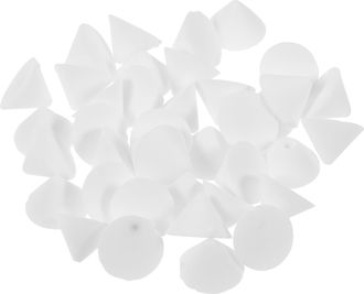 BESTONZON 50 Stück Feuerfeste Brennofen Stütznägel aus Langlebigem Aluminiumoxid Kompakte Keramische Brennofen Werkzeuge für Töpfer und Glasurkünstler