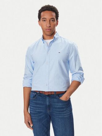 Tommy Jeans Hemd DM0DM23711 Hellblau Regular Fit
