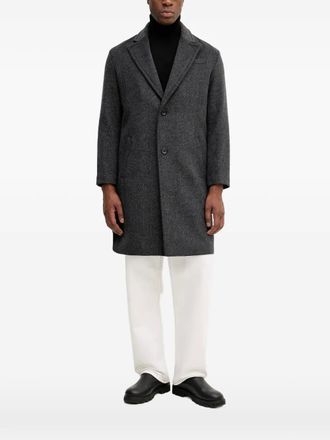 Guess Co manteau &agrave; simple boutonnage - Gris