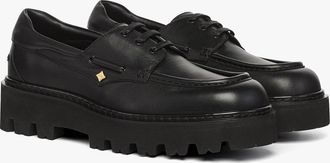 MCM Plateau-Loafer aus Kalbsleder