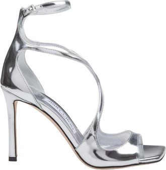 Jimmy Choo London Femme, Chaussures, Gris, Taille: 38 1/2 EU Azia 95 Sandal