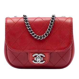 Chanel Pre-owned Vintage Umh&auml;ngetasche - - Pre-owned - Damen - Rot - ONE SIZE