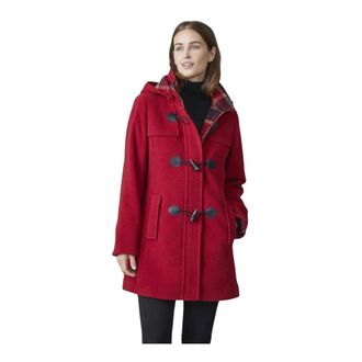 Junge Rote Jacke mit Kapuze - - Coats - Damen - Rot - XL