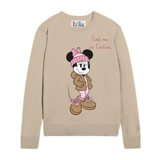 MC2 Saint Barth Femme, Pulls, Beige, Taille: 36 FR NEW Queen SweaT-shirt