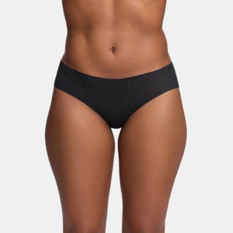 Under Armour Pure Stretch Mesh Hipster f&uuml;r Damen Schwarz / Schwarz / Schwarz XL