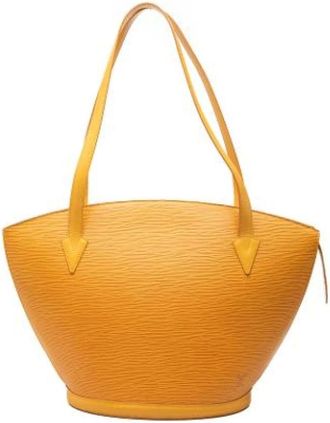 Louis Vuitton Pre-owned Cuir sacs-louis-vuitton - Femme - Pre-owned - Jaune - Taille: ONE Size