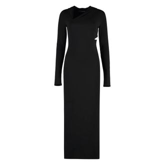 Versace Maxikleid - - Dresses - Damen - Schwarzk - S
