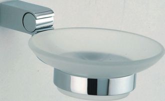 Sanwood Seifenschale Delphi in Messing verchromt von Sanwood