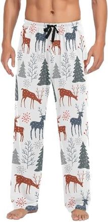 Generic Pantalon de pyjama pour homme avec poches, Multi 23., L