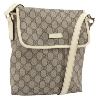 Gucci Sac bandouli&egrave;re en plastique Pre-owned - Femme - Pre-owned - Beige - Taille: ONE Size