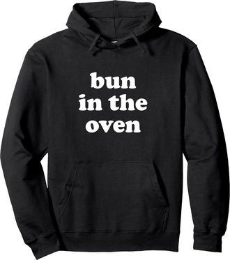 BDAZ Bun In The Oven Schwangerschaftsank&uuml;ndigung Schwanger Pullover Hoodie