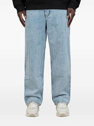 Patta Jeans mit Logo-Stickerei - Blau