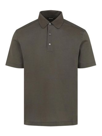 Ermenegildo Zegna Polo - Beige Fonc&eacute;