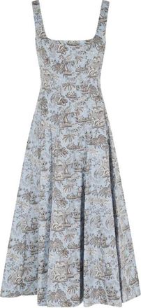 Staud Staud, Femme, Robes, Multicolore, Taille: 38 FR Wells Dress