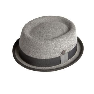 Dasmarca Chapeau porkpie dhiver en feutre de laine, smoke, S