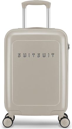 SuitSuit Handgepäck Koffer mit 4 Rollen 55 x 35 x 20 cm - Hartschalen Kabinentrolley mit TSA-Schloss - Natura Bleached Sand