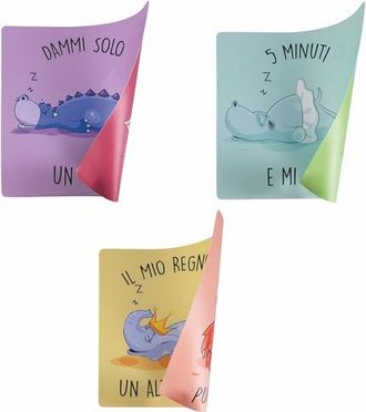 Villa D'Este Home Tivoli Lazy Platzdeckchen, quadratisch, doppelseitig, 6 St&uuml;ck