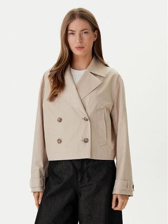 Calvin Klein Tenchcoat LV044B541G Beige Regular Fit
