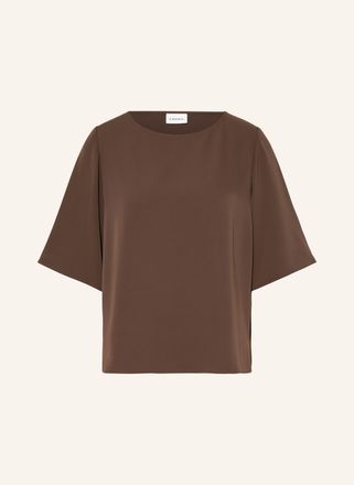 Comma Comma Blusenshirt braun
