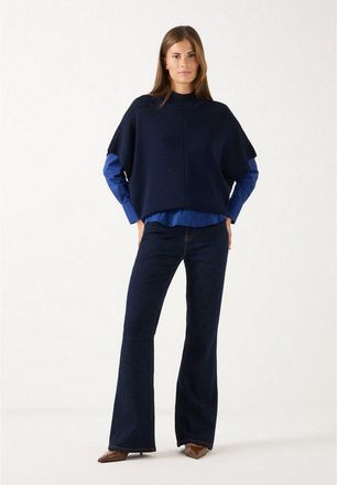 More & More Langarmbluse klassische, taillierte Stretch-Businessbluse