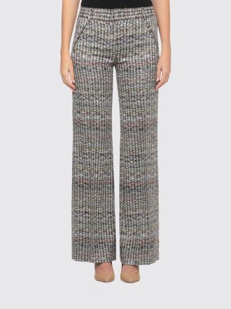 Missoni Pantalon large &agrave; sequins et motif zigzag multicolore