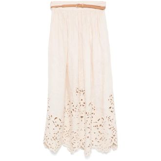 Zimmermann Wylie Midi-Rock - - Skirts - Damen - Beige - S