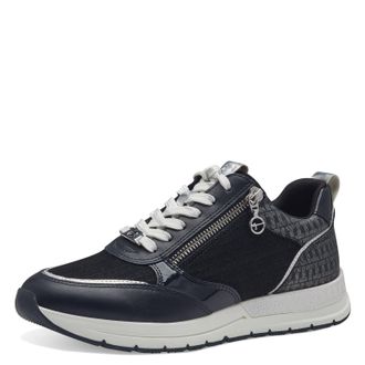 Tamaris Damen Sneaker Low Imitation Nappa Vegan; Navy Combined/blau; 40 EU