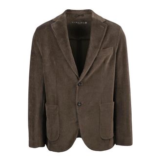 Circolo 1901 Samt-Blazer - - Jackets - Herren - Braun - 2XL