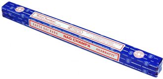 Guru Shop Nag Champa, Nagchampa Incense Räucherstäbchen - Sai Baba Satya 10 g, 1x1x1 cm