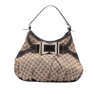 Gucci Sac Hobo Pre-owned - Femme - Pre-owned - Beige - Taille: ONE Size
