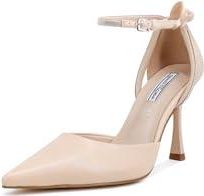 Queen Helena Escarpins avec strass chaussures &eacute;l&eacute;gantes &agrave; talons hauts femme K3623, Nude, 40 EU