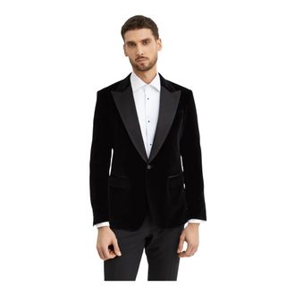 Dolce & Gabbana Homme, Costumes, Noir, Taille: XL Veste de smoking en velours