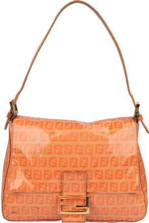 Fendi Crossbody Bags - Fendi FF Monogram Mamma Baguette Handbag - Gr. unisize - in Orange - f&uuml;r Damen