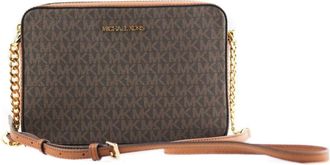 Michael Kors Jet Set gro&szlig;e Logotasche - - Bags - Damen - Braun - ONE SIZE