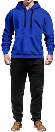 Generic Ensemble complet de surv&ecirc;tement pour homme - Couleur unie - V&ecirc;tements de sport d&eacute;contract&eacute;s - Costumes de jogging pour homme - Costumes de sport d&eacute;con