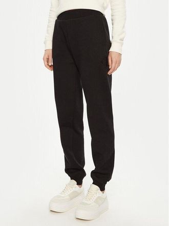 Calvin Klein Jeans Jogginghose Raised J20J224841 Schwarz Relaxed Fit
