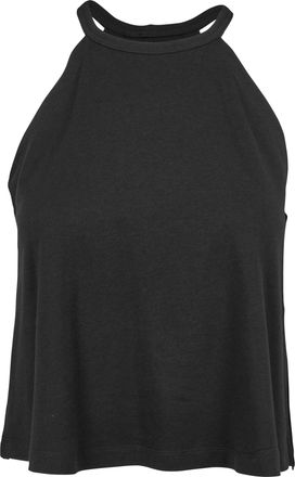 Urban Classics Damen Tanktop met nekbandjes Top, Schwarz (Black 00007), 3XL EU