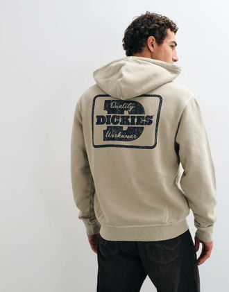 Dickies Minden Hoodie mit durchgehendem Rei&szlig;verschluss-Neutral
