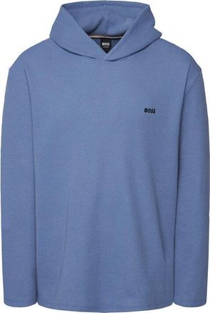 HUGO BOSS Sweatshirt Waffle 50535885 Himmelblau Regular Fit