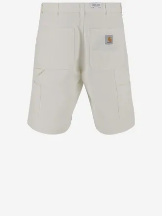 Carhartt Work in Progress Mens Cotton Shorts White