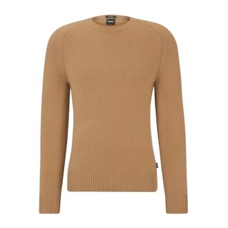 HUGO BOSS Maglio Kaschmir Pullover - - Knitwear - Herren - Beige - M