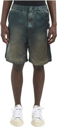 Miharayasuhiro Mihara Yasuhiro, Homme, Shorts, Vert, Taille: M Sun Faded Like Satin Shorts