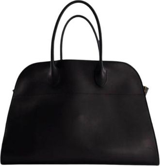 The Row Black Leather Margaux 15