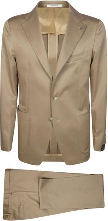 Tagliatore Homme, Costumes, Beige, Taille: XL Abito Lana Cotone Monopetto