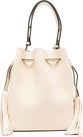 Valentino Garavani Femme, Sacs, Blanc, Taille: ONE Size Drawstring Bucket Bag