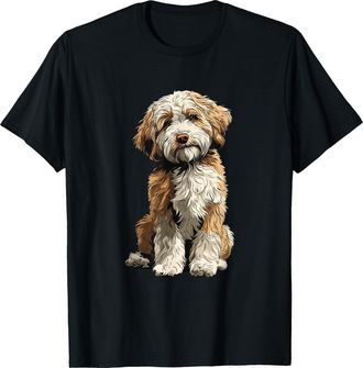 Whyitsme Design Roter Merle Cockapoo Hund Illustration T-Shirt