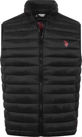 U.S.Polo Association Herren Steppweste - leicht & packbar, mit Stehkragen & Beutel