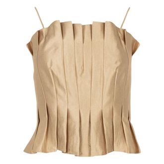 Freebird by Steven Femme, Blouses et Chemises, Beige, Taille: 42 FR Talifa Top