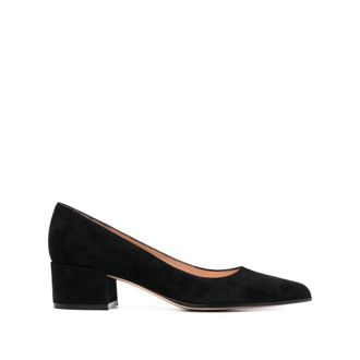 Gianvito Rossi Schwarze Wildleder Elegante Pumps - - Shoes - Damen - Schwarzk - 35 EU